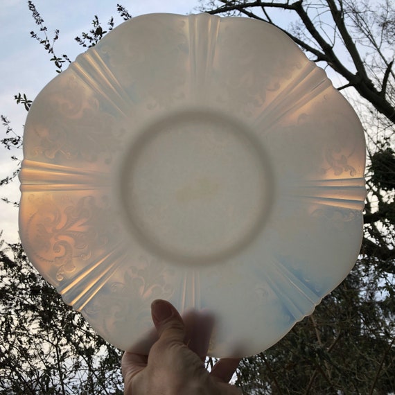 Antique Vintage Depression Glass Art Deco Opalescent Opal | Etsy