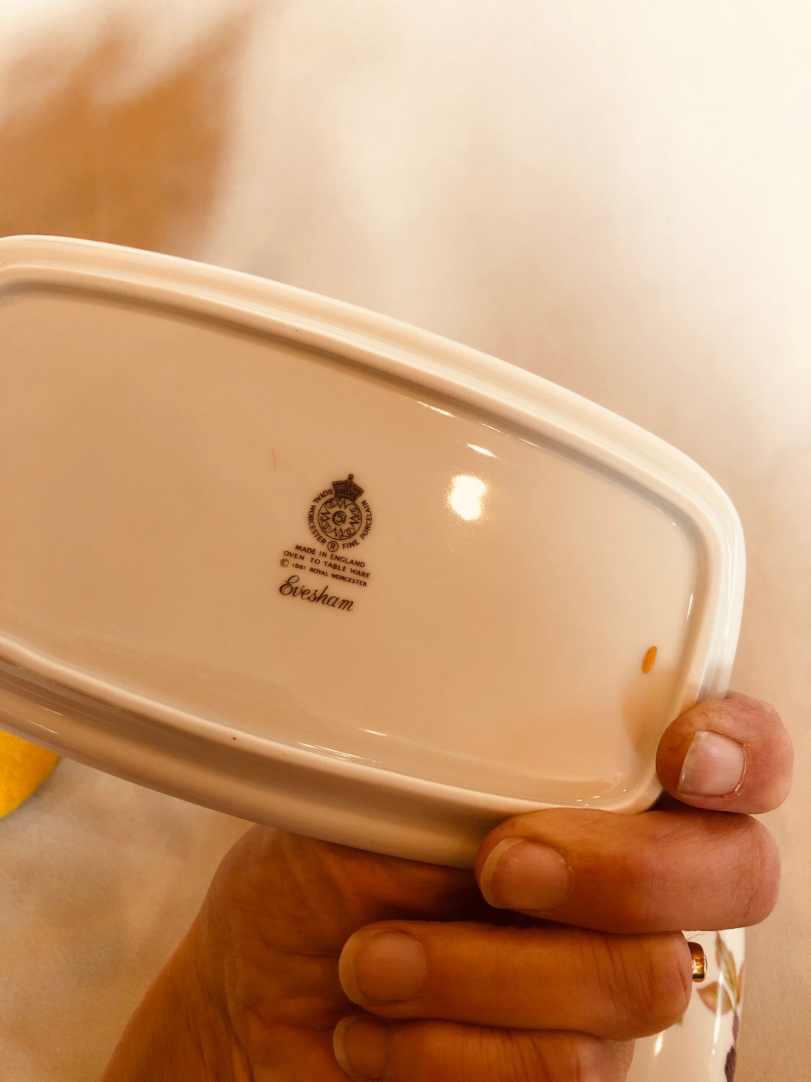 Royal Worcester Evesham Gold Covered Butter Dish - Etsy