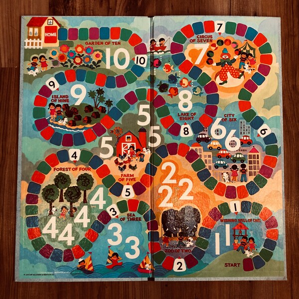 Counting Board Game - Etsy