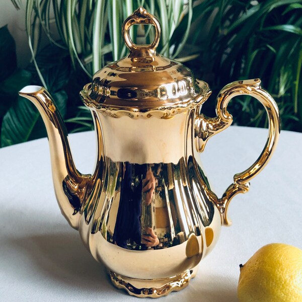 Gold Plated Tea Set - Etsy