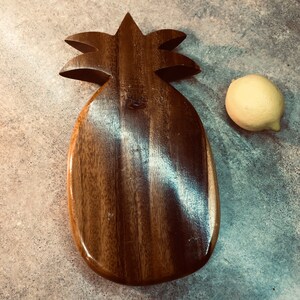 Vintage Monkey Pod Pineapple Tidbit Bowl With Toothpick Holders - Etsy