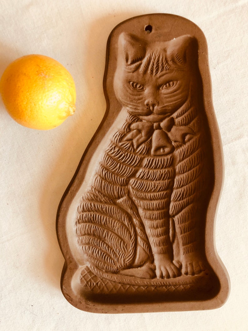 Vintage Clay Hartstone Cat Cookie Mold 1981 - Etsy