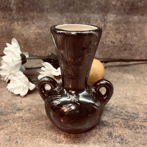 Mid Century Modern Silver Salem Pottery Vase - Etsy