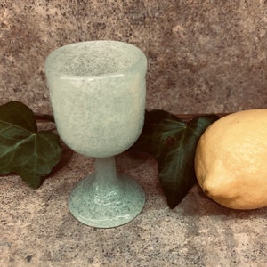 RARE Artisan Hand Blown Blenko Glass Goblet Shot Glass - Etsy