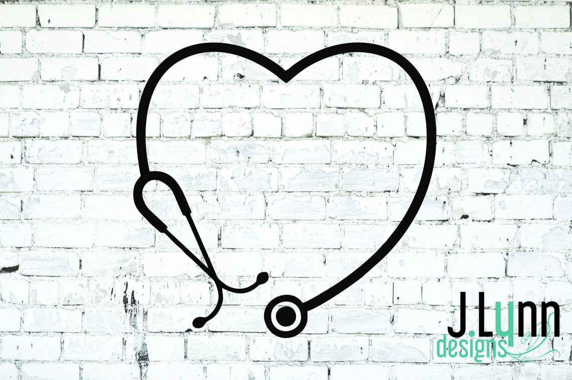 Nurse Heart Stethoscope Sticker Car Decal Nursing Love Nurses - Etsy