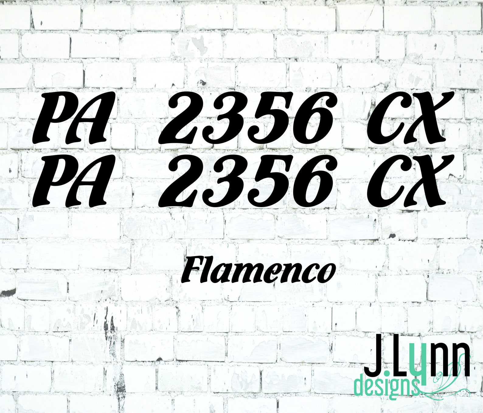 Custom Boat Registration Numbers Decals 3"x 22" Vinyl Stickers Pontoon ...