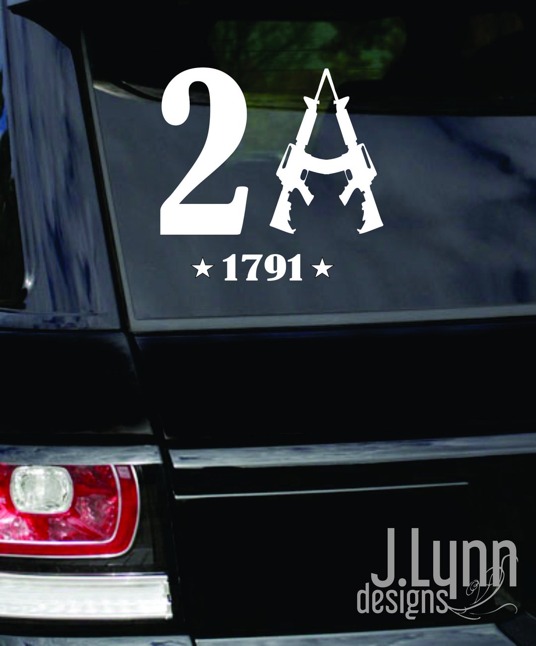 2A 1791 Protect the 2nd Second Amendment Car Stickers Truck Gun Window ...