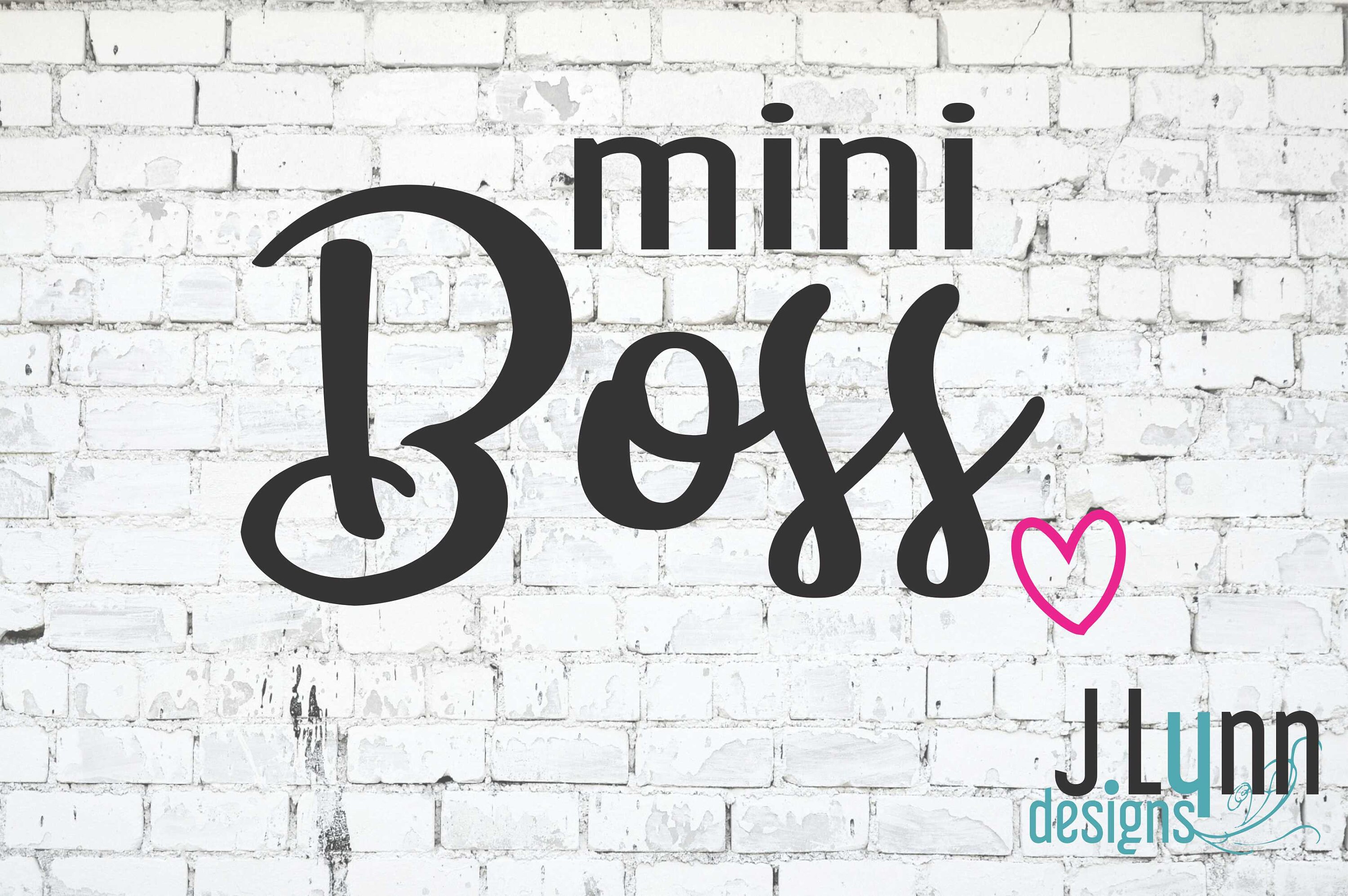 Boss Lady Mini Boss Bundle Wife Mom Boss Svg Dxf Eps Pdf Png - Etsy