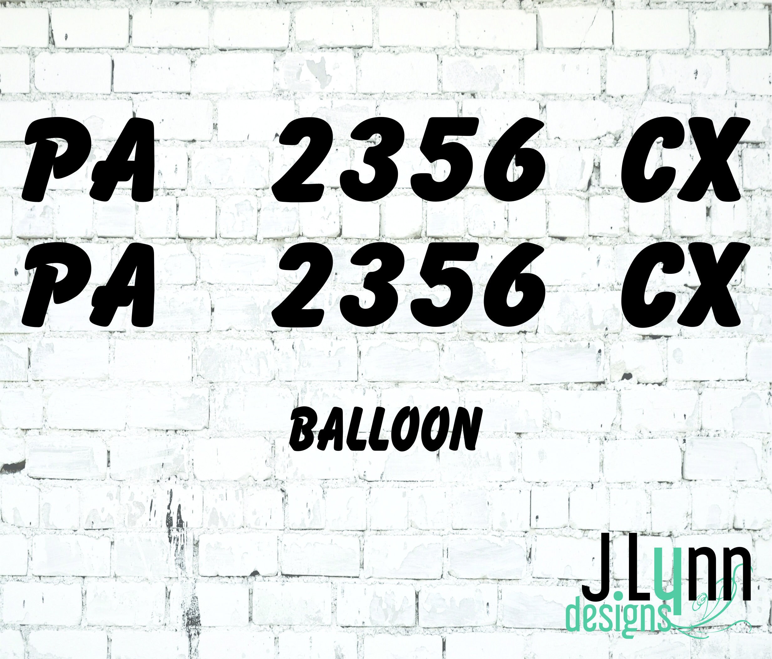 Custom Boat Registration Numbers Decals 3"x 22" Vinyl Stickers Pontoon ...