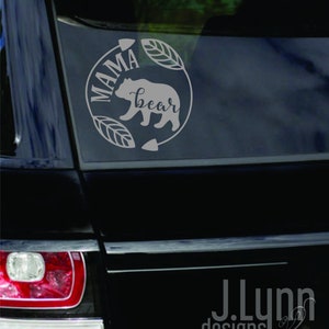 Mama Bear Sticker Mom Arrow Car Decal Family Vinyl Graphic Decal Mom ...