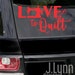 I Love to Quilt Car Decal Vintage Sewing Machine Vinyl Sticker Quilting ...