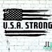 USA Strong American Flag Decal United States Sticker Car Vinyl - Etsy