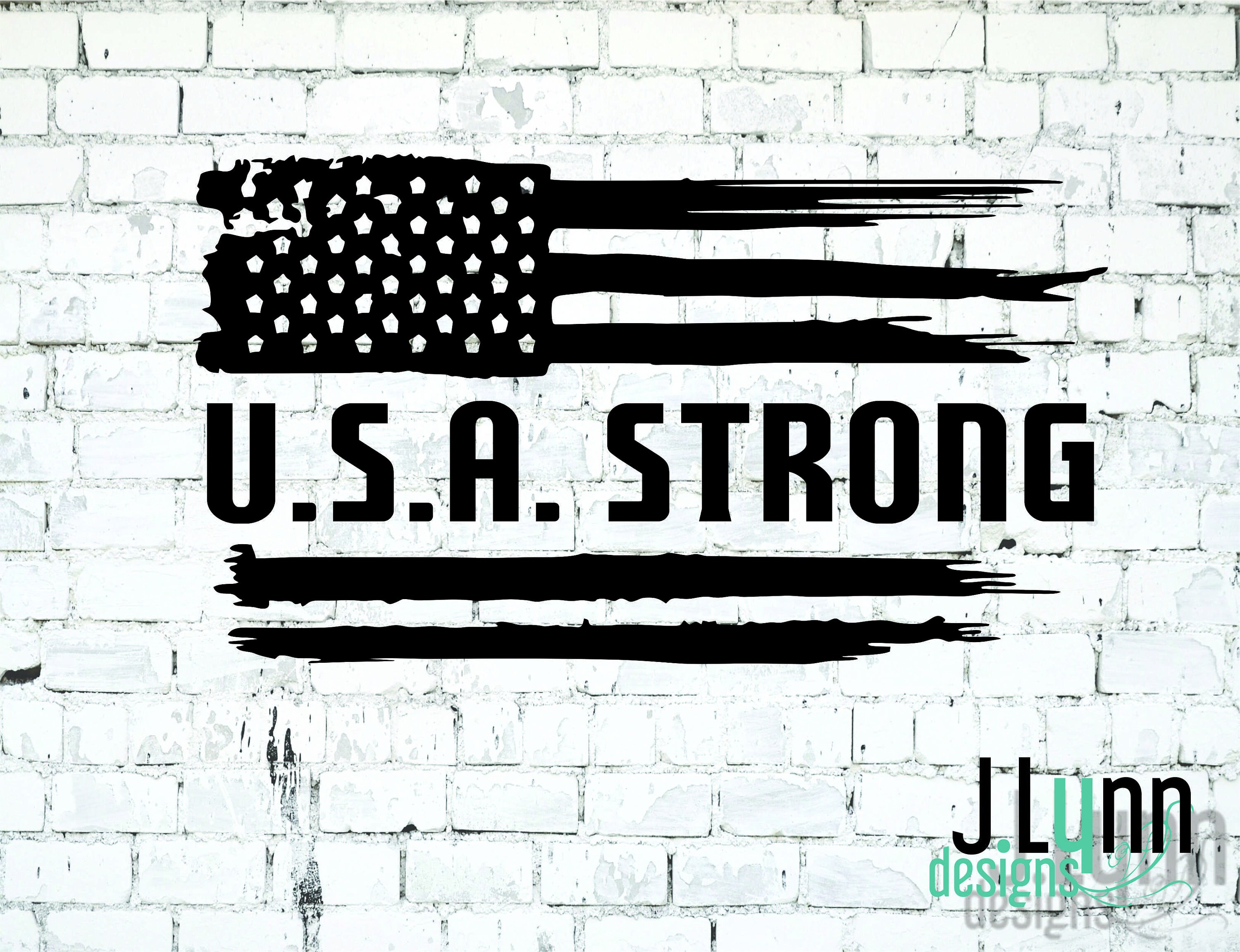 USA Strong American Flag Decal United States Sticker Car Vinyl ...