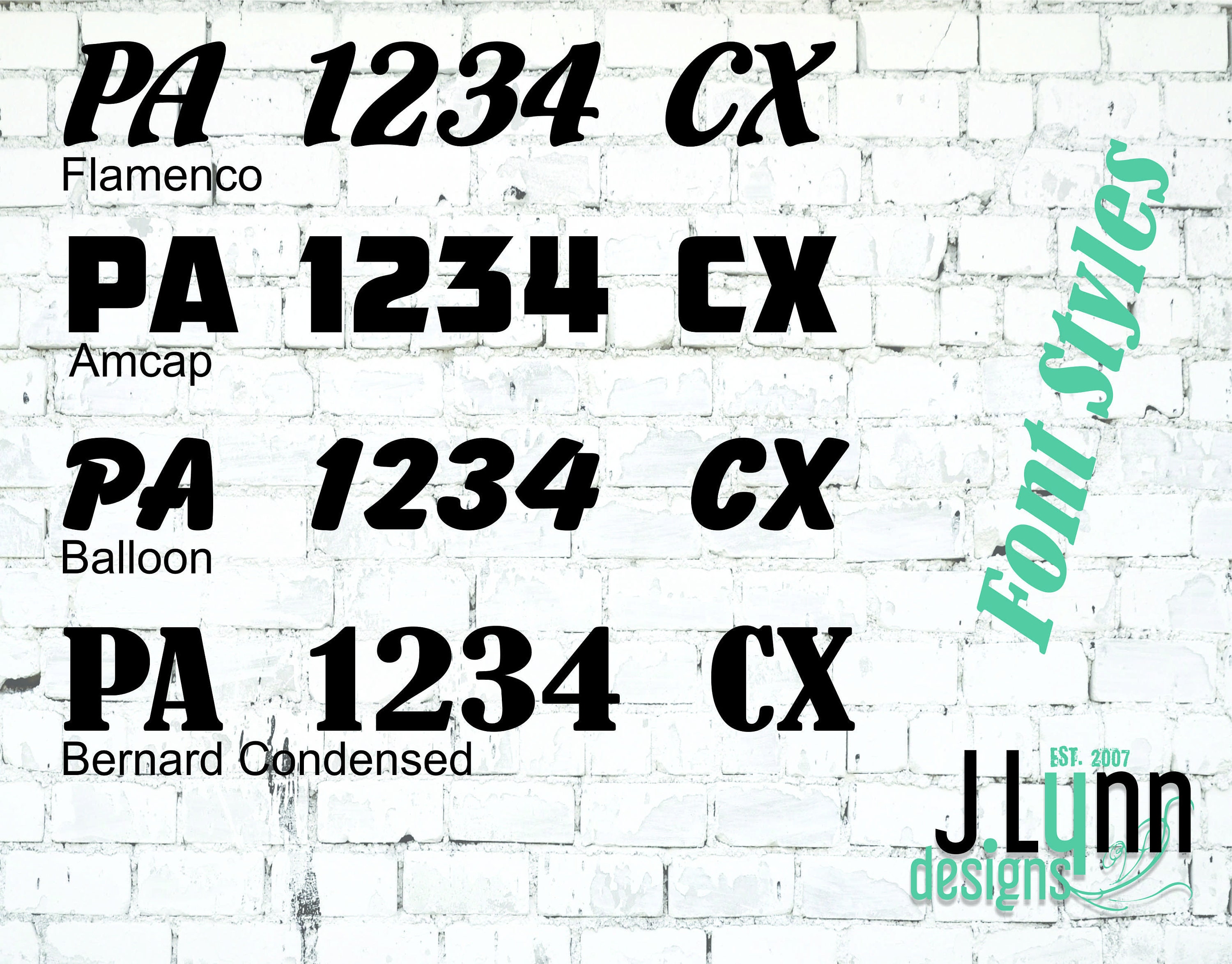 Custom Boat Registration Numbers Decals 3"x 22" Vinyl Stickers Pontoon ...