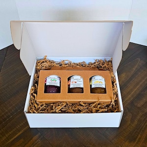 Homemade Jam Gift Set Box | Your Choice of Three Flavors! | 1/2 Pint ...