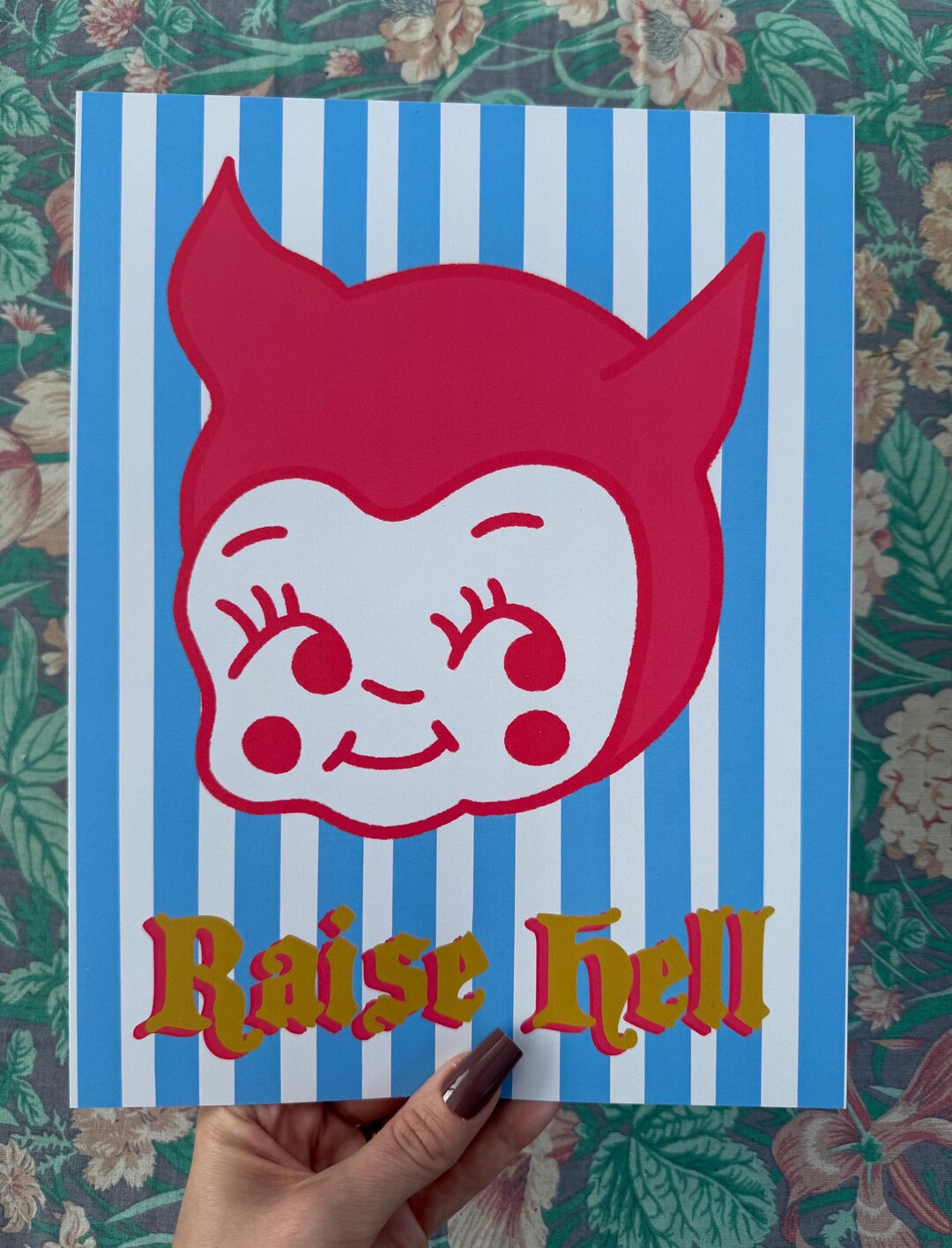 Raise Hell Print - Etsy