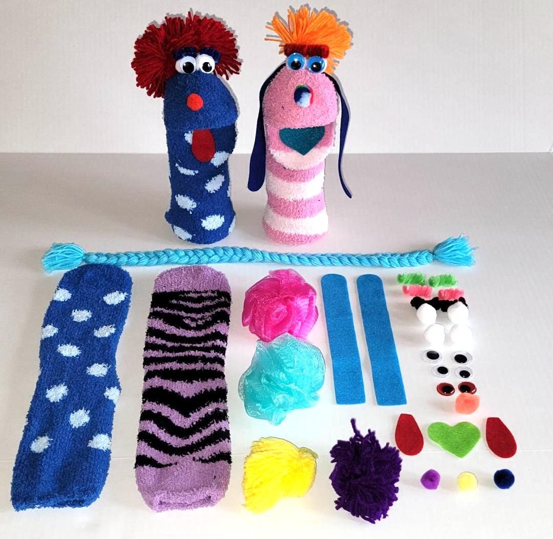 Doopalpoops -- Sock Puppet Kits - Etsy