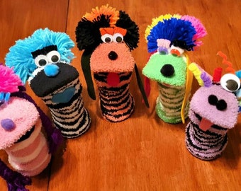 Doopalpoops Sock Puppet Kits - Etsy