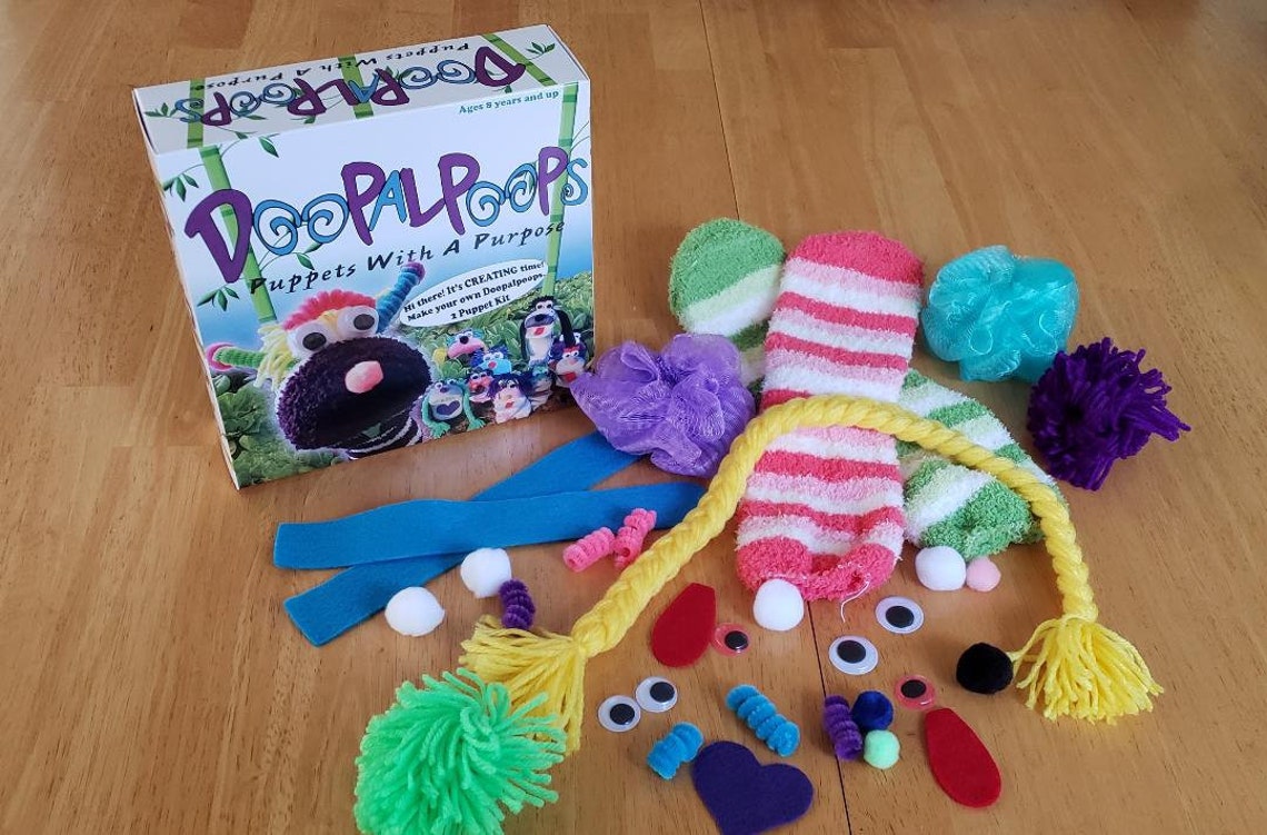 Doopalpoops Sock Puppet Kits - Etsy