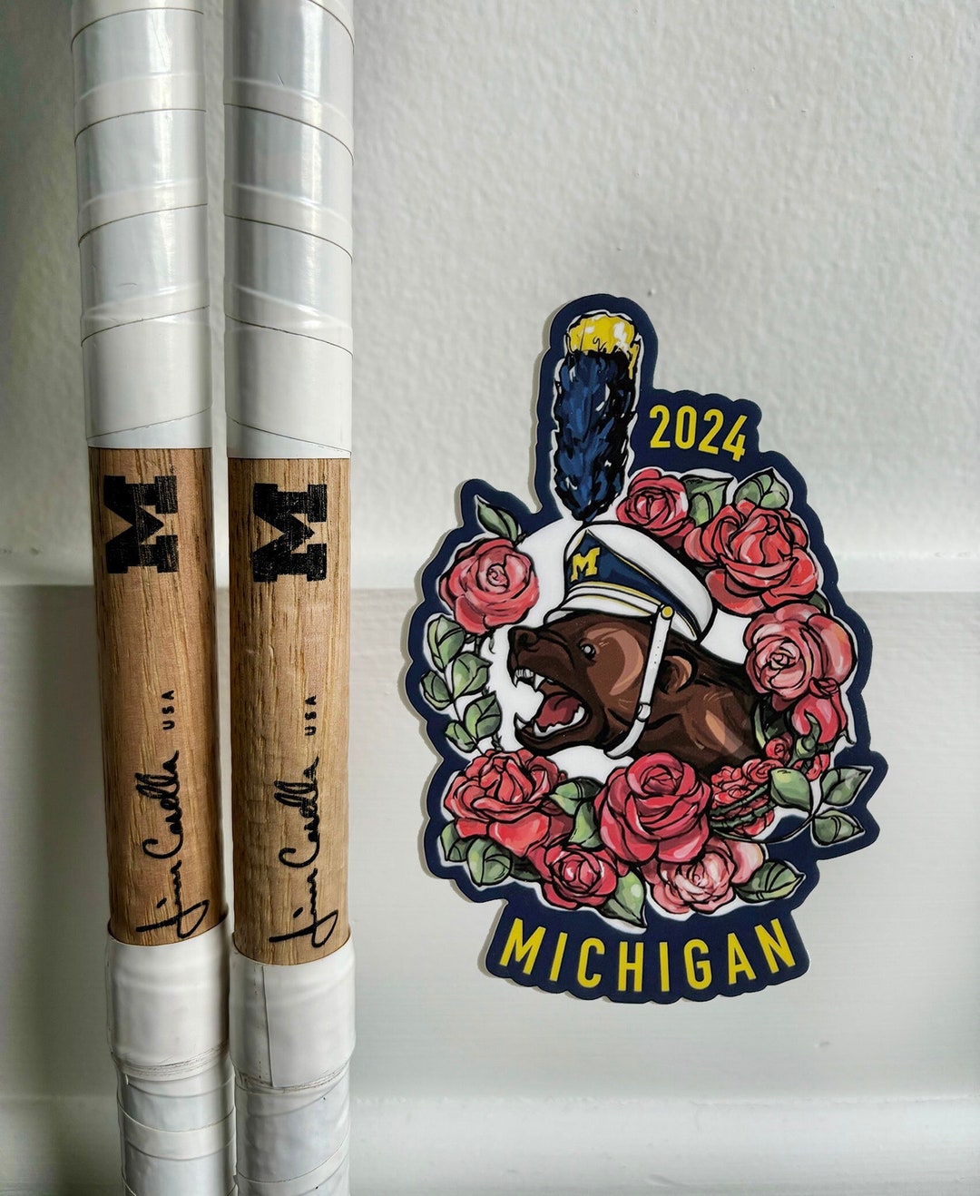 Wolverine Marching Band Rose Bowl- Vinyl Decal - Etsy