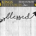 Blessed SVG Blessed Arrow SVG Blessed Sign Cut File for - Etsy