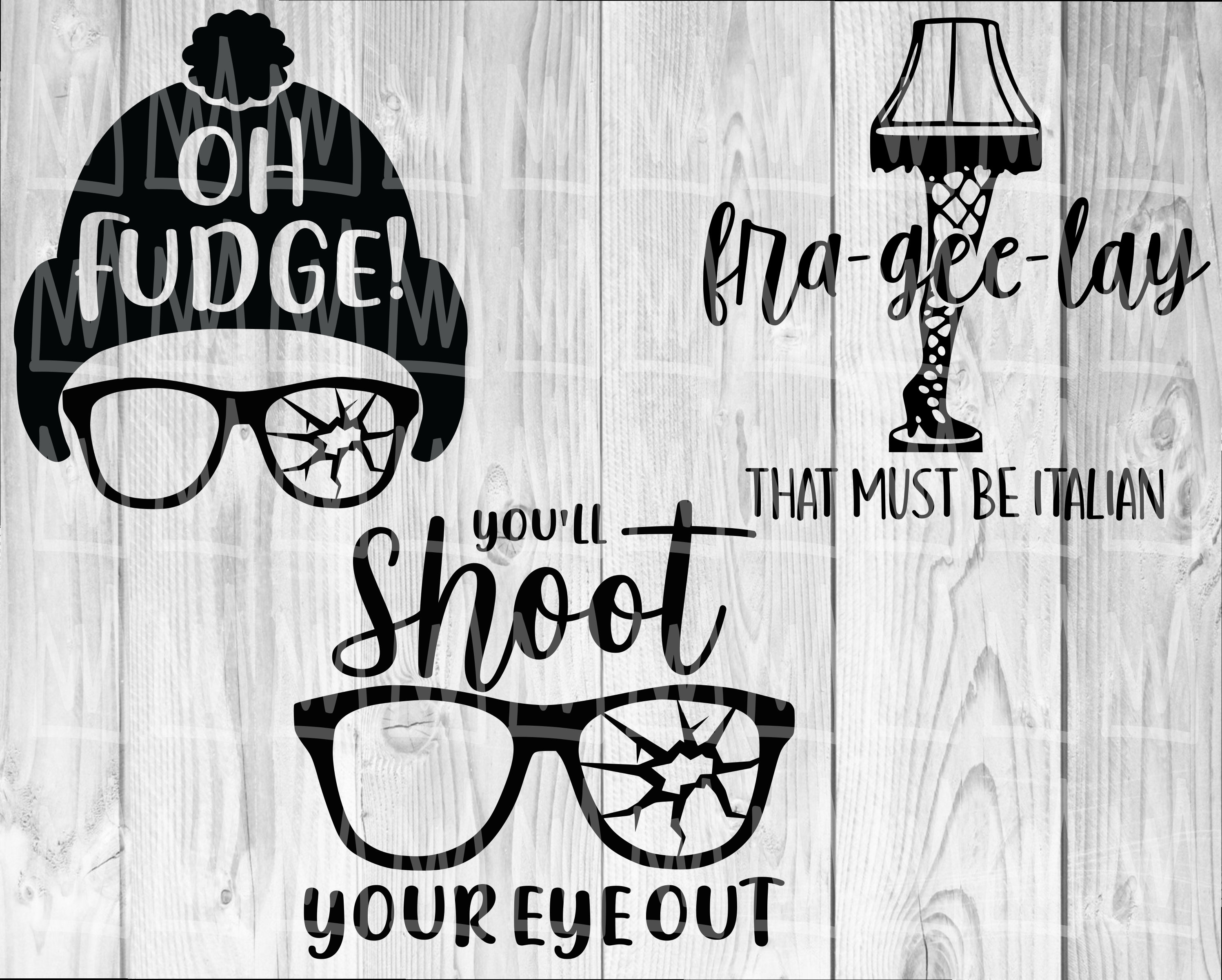 Christmas Story SVG Bundle Leg Lamp SVG Fra Gee Lay - Etsy