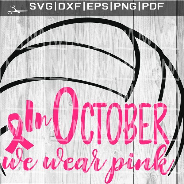 Volleyball Pink Out - Etsy