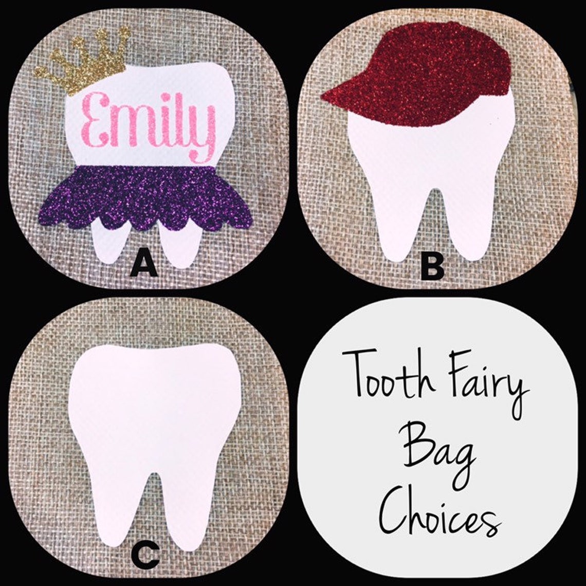 Personalized Tooth Fairy Bag Personalized Tooth Pouch | Etsy