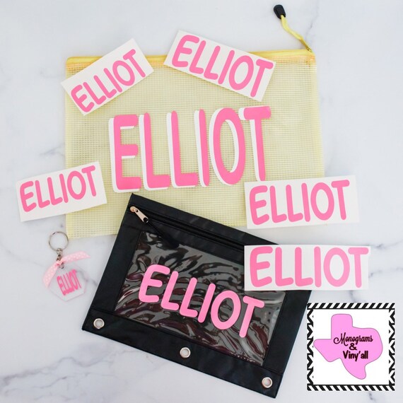 Personalized School Supplies Back to School Personalized - Etsy