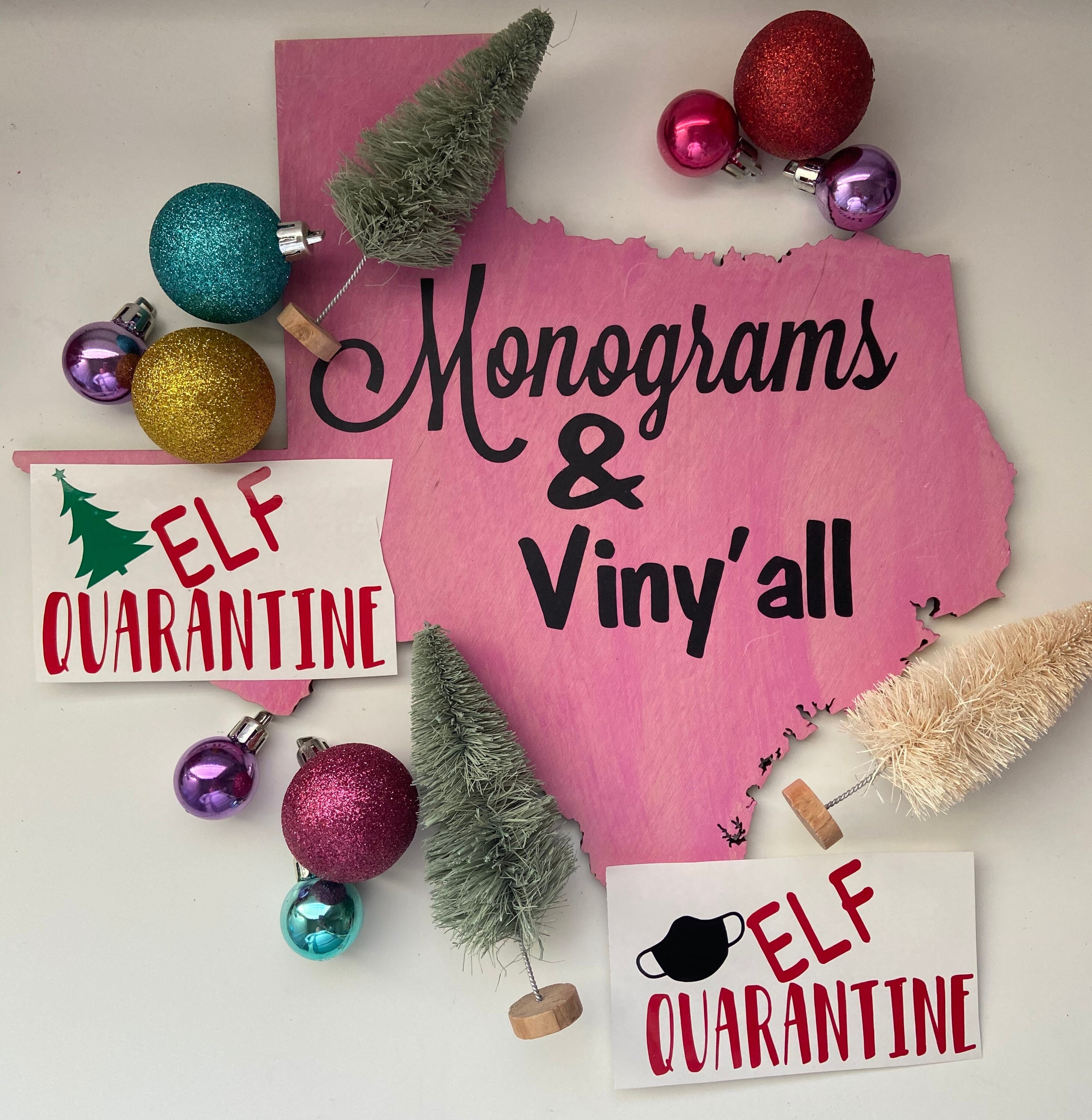 Elf Quarantine DIY Elf Quarantine Decal Elf Props Custom | Etsy