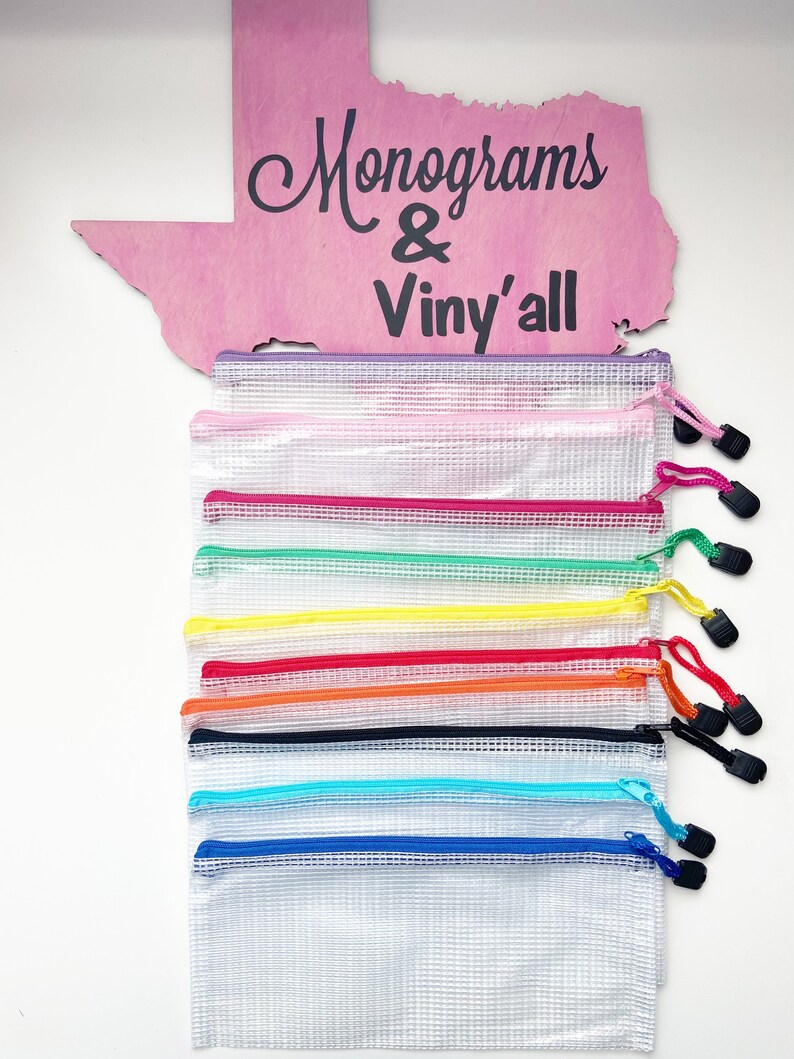 Personalized Pencil Pouch - Personalized Wet Dry Bag - Custom Pencil ...