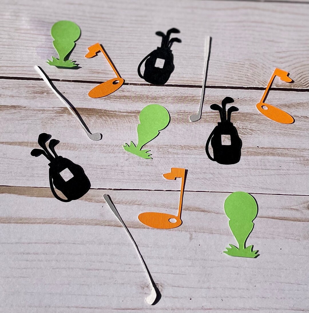 Golf Confetti /golf Bag / Golf Ball /golf Tee /golf Club /fathers Day ...