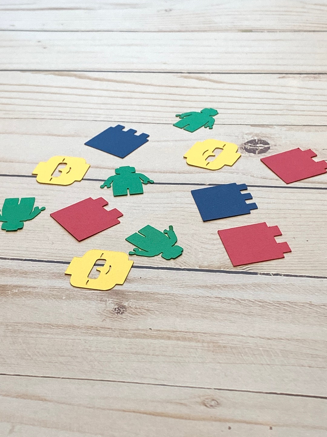 Lego Confetti / Lego / Lego Head / Lego Guy / Birthday Party / - Etsy