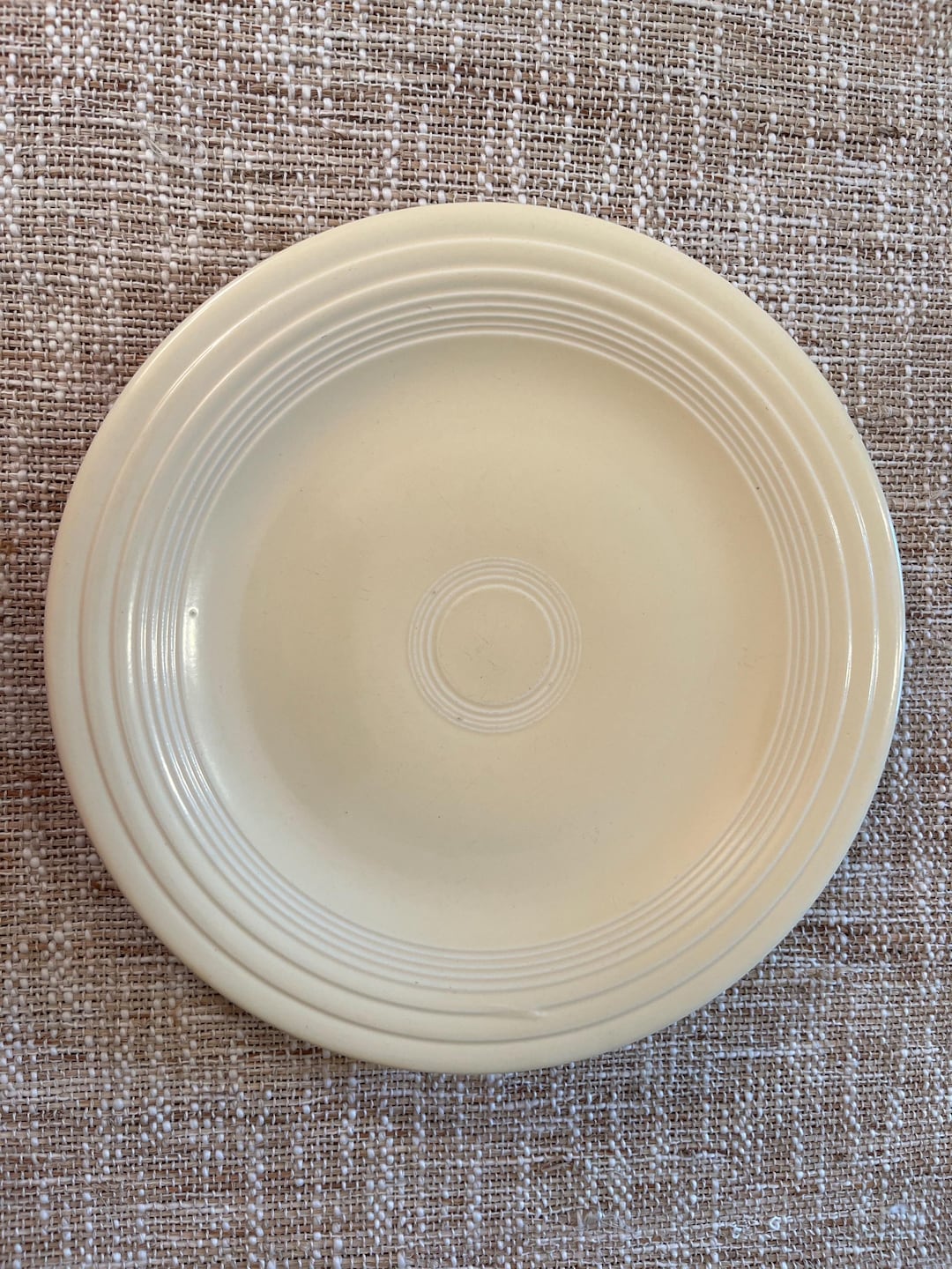 Fiestaware VINTAGE 10” Dinner Plate - Old Ivory - Etsy