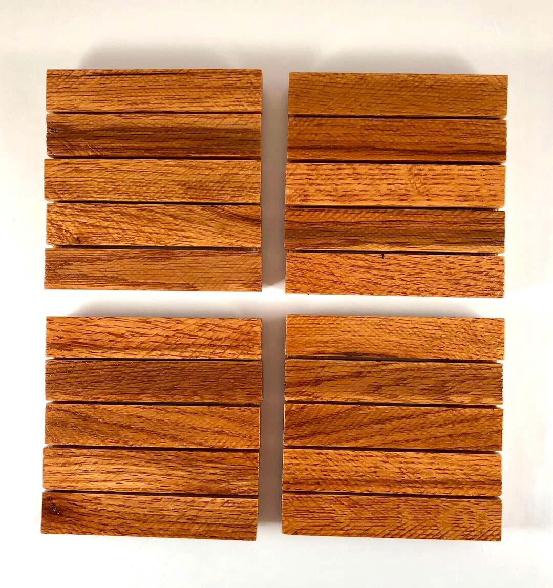 Rustic Coasters, Set of 4 (set A) - Etsy