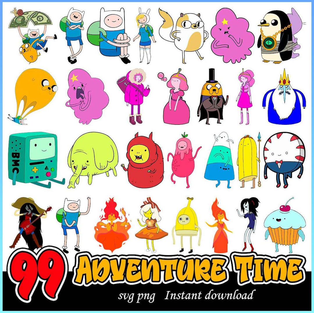 Adventure Time Svg Bundle, Adventure Time Png Bundle, Adventure Time ...