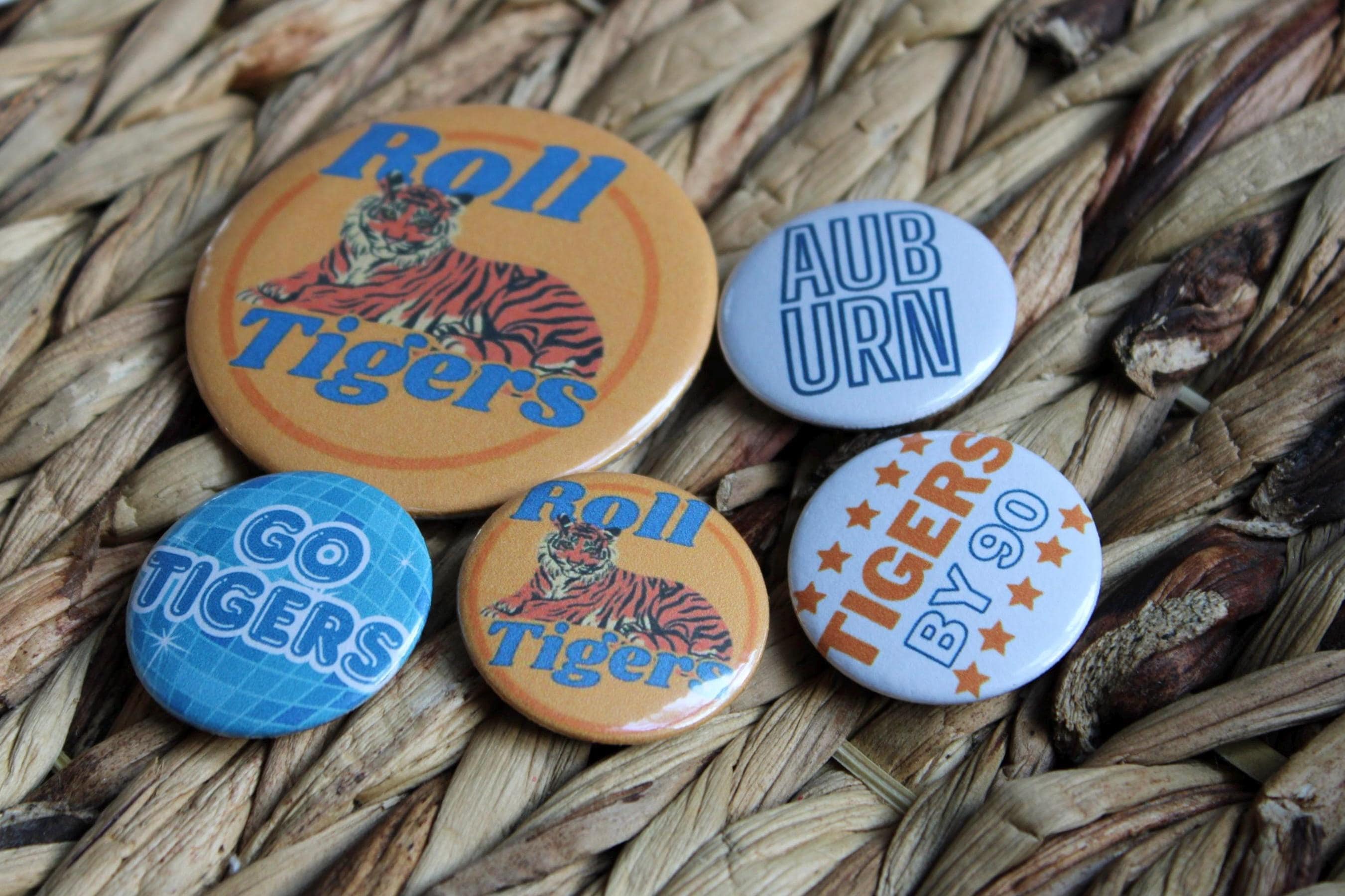 Auburn Gameday Buttons - Etsy