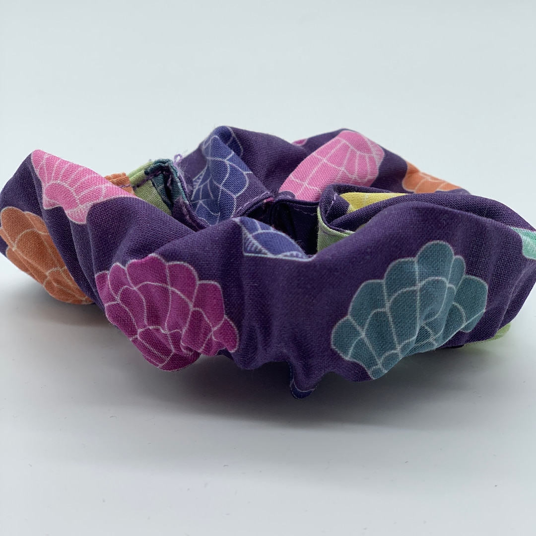 Sea Shell Scrunchie - Mermaid Scrunchies - 90s Fashion Scrunchie - Etsy