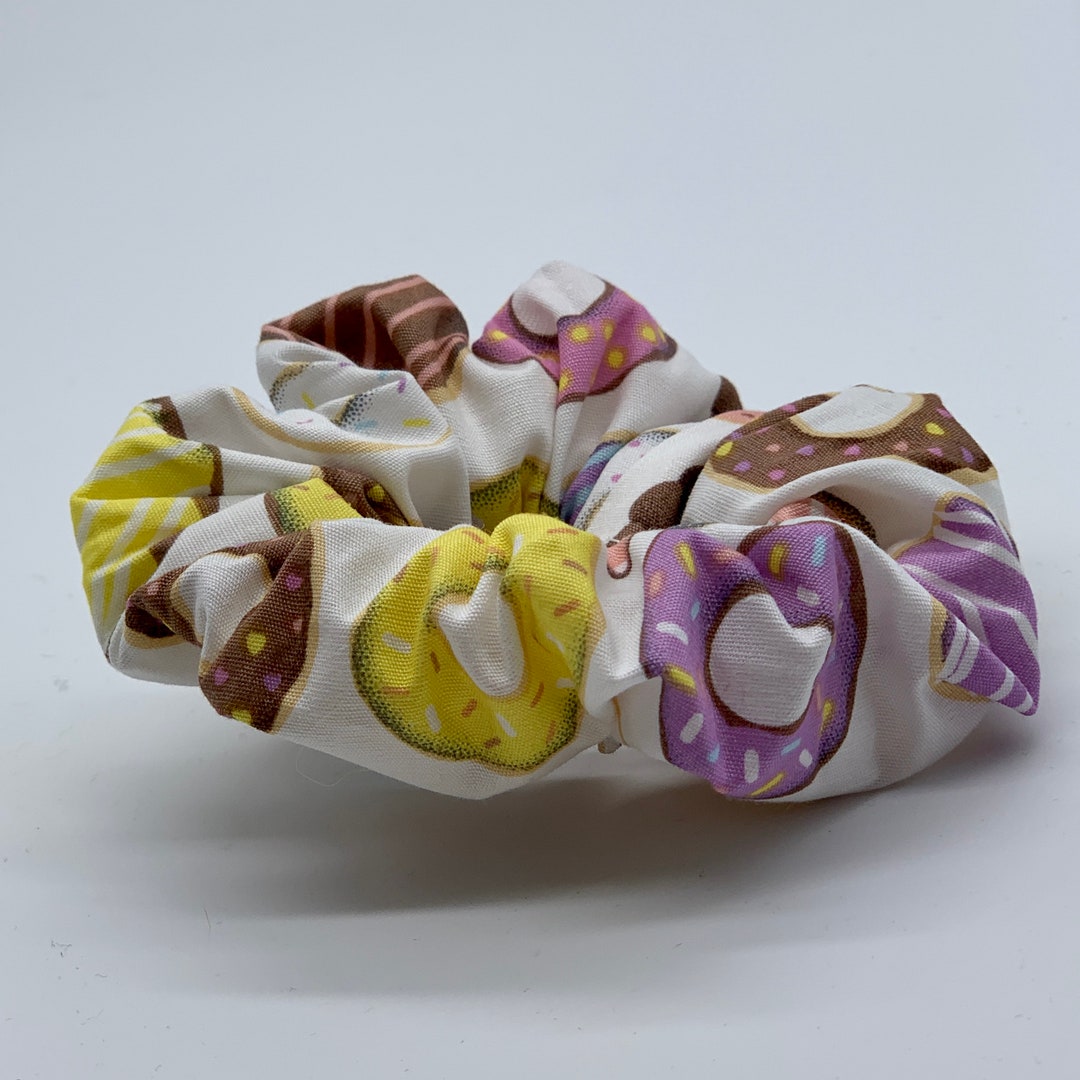 Donuts Scrunchie - Food Scrunchies - Scrunchie - 90s Fashion Scrunchie ...