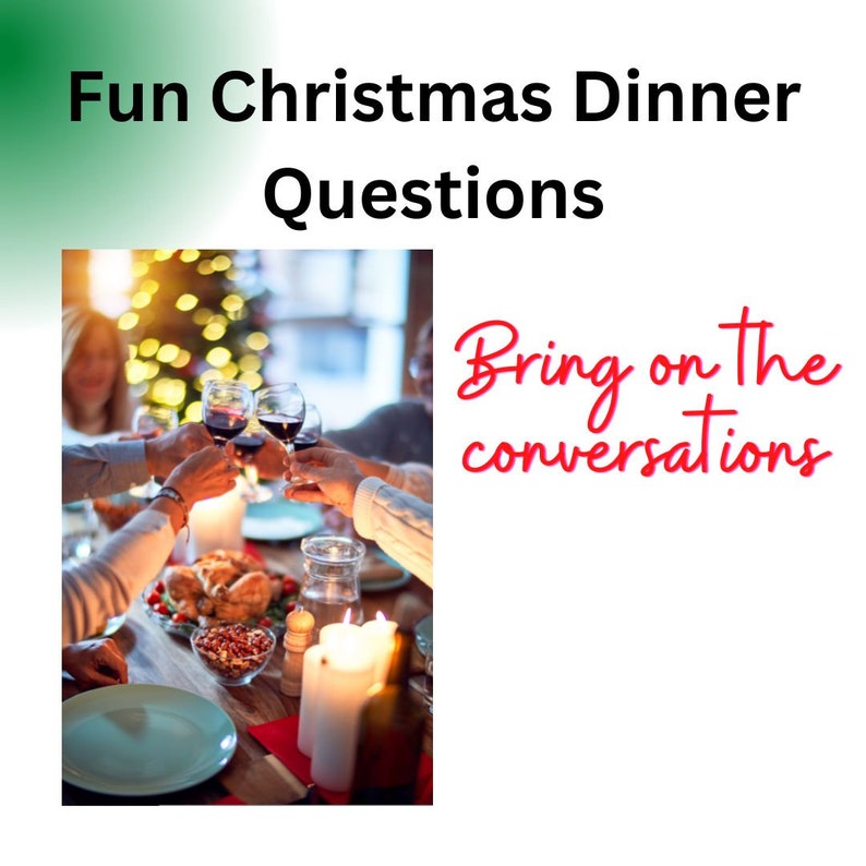 Christmas Party Game, Christmas Questions, Conversation Starter ...