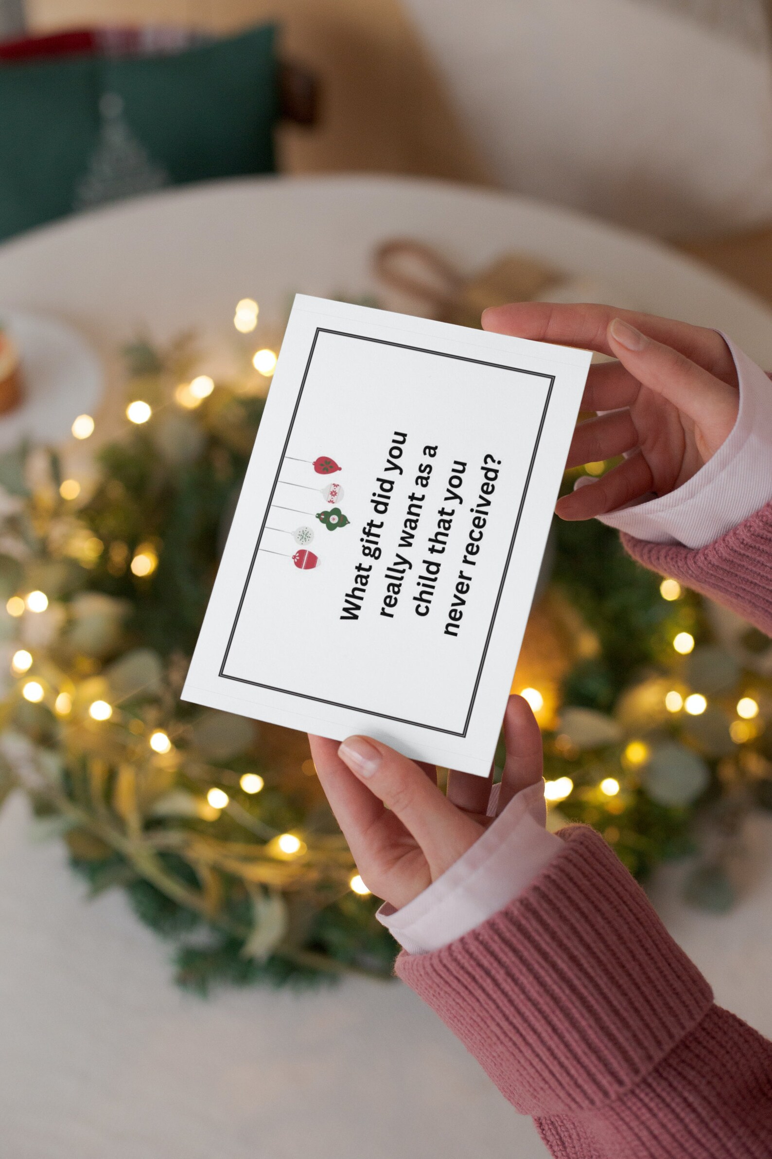 Christmas Party Game, Christmas Questions, Conversation Starter ...
