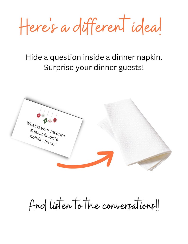 Christmas Party Game, Christmas Questions, Conversation Starter ...