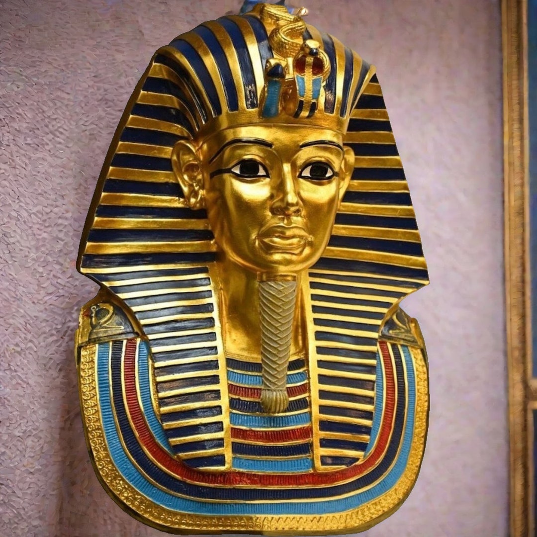 Exquisite King Tutankhamun Golden Mask Replica Ancient - Etsy Finland
