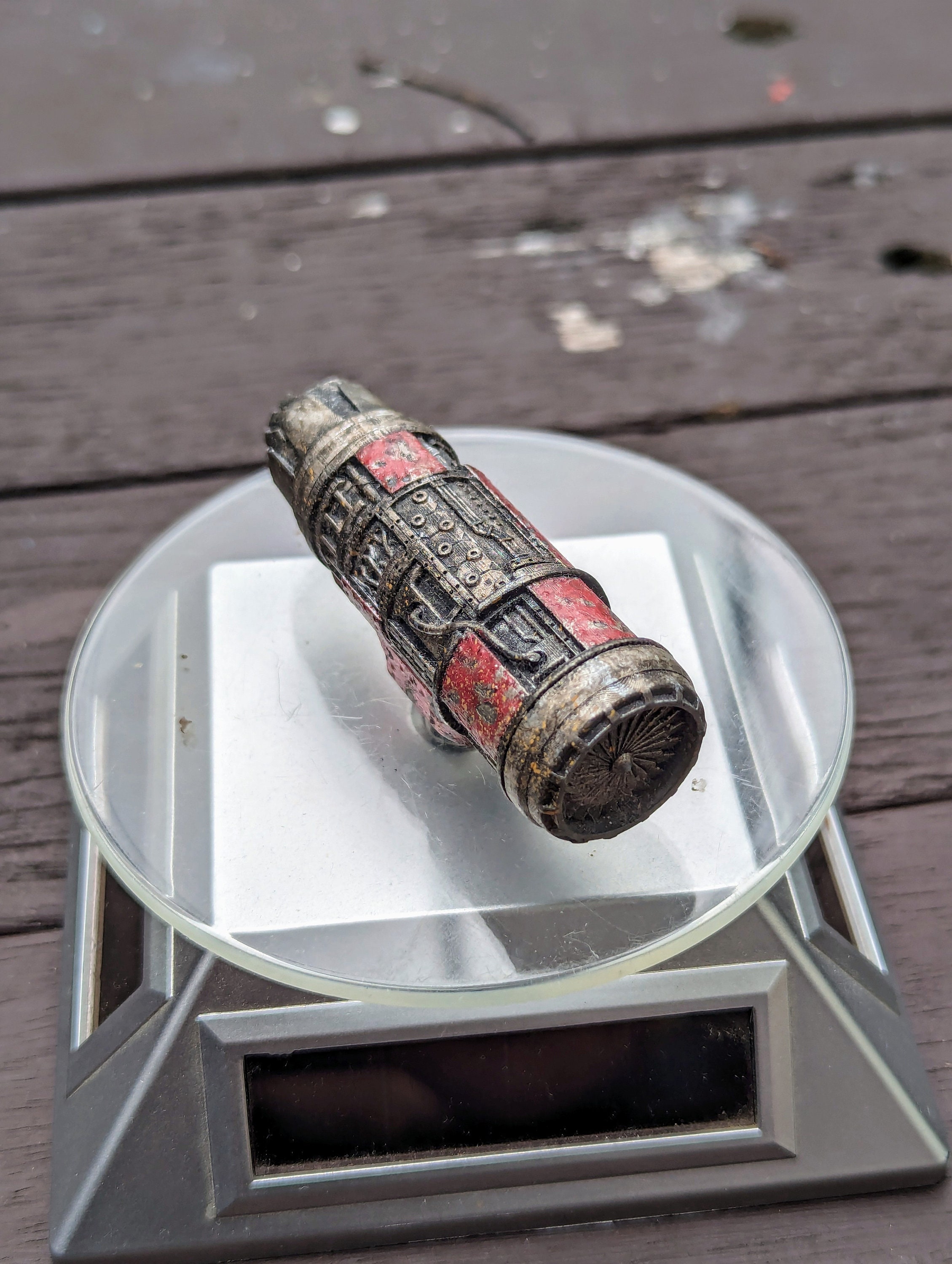 Dieselpunk Jet Engine scrapyard Special Painted and Weathered - Etsy