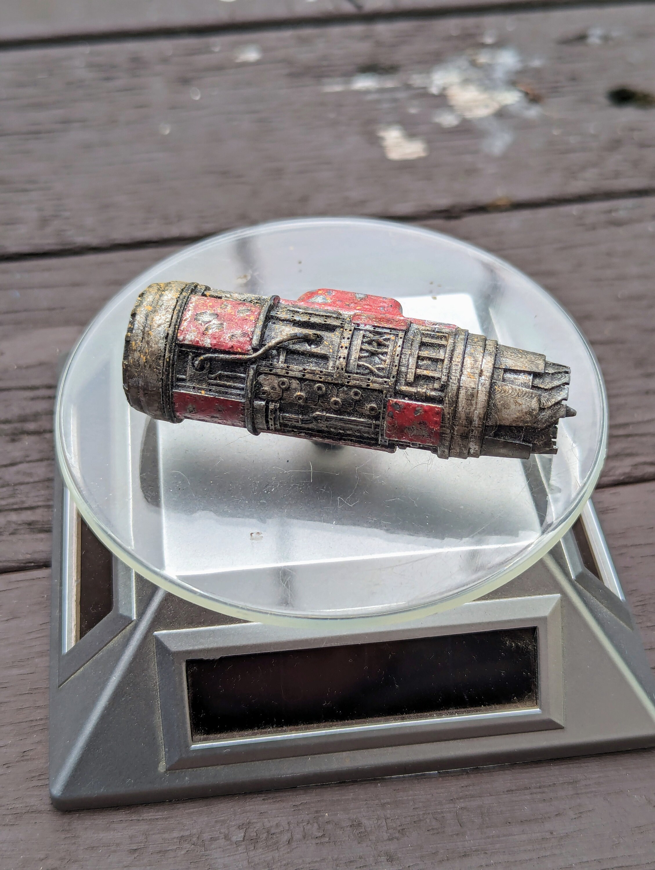 Dieselpunk Jet Engine scrapyard Special Painted and Weathered - Etsy