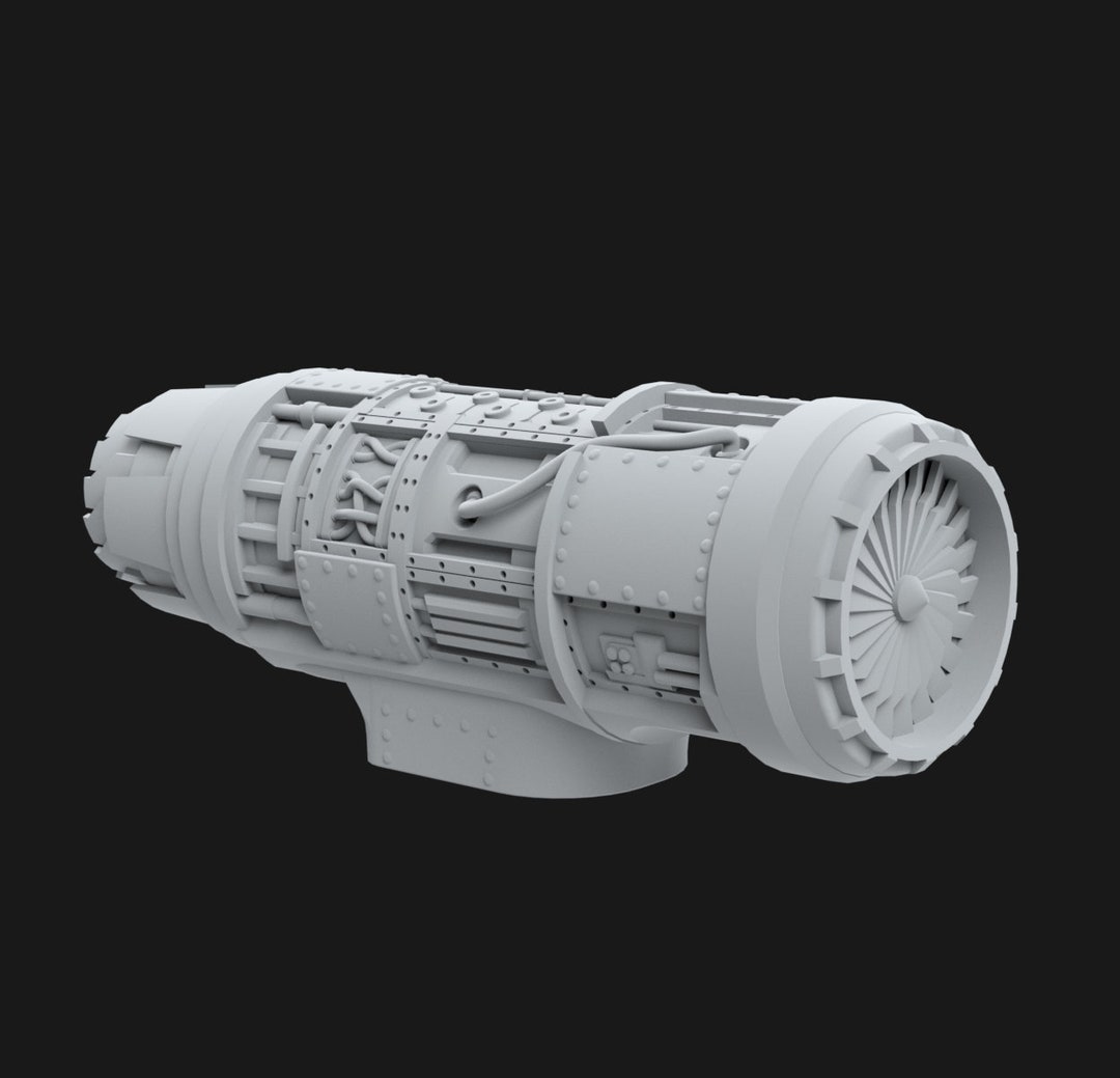 Dieselpunk Jet Engine Mk.2 - STL - Etsy UK