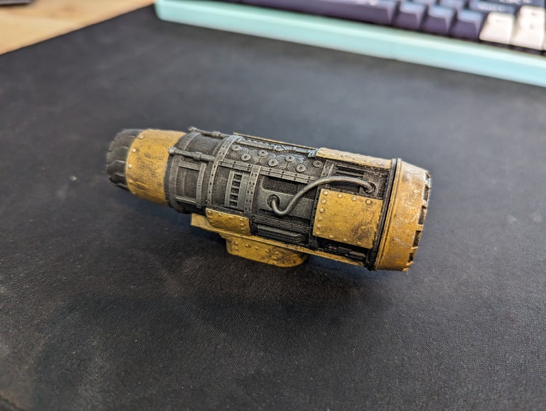 Dieselpunk Jet Engine Mk.1 Painted 1/12 Scale - Etsy