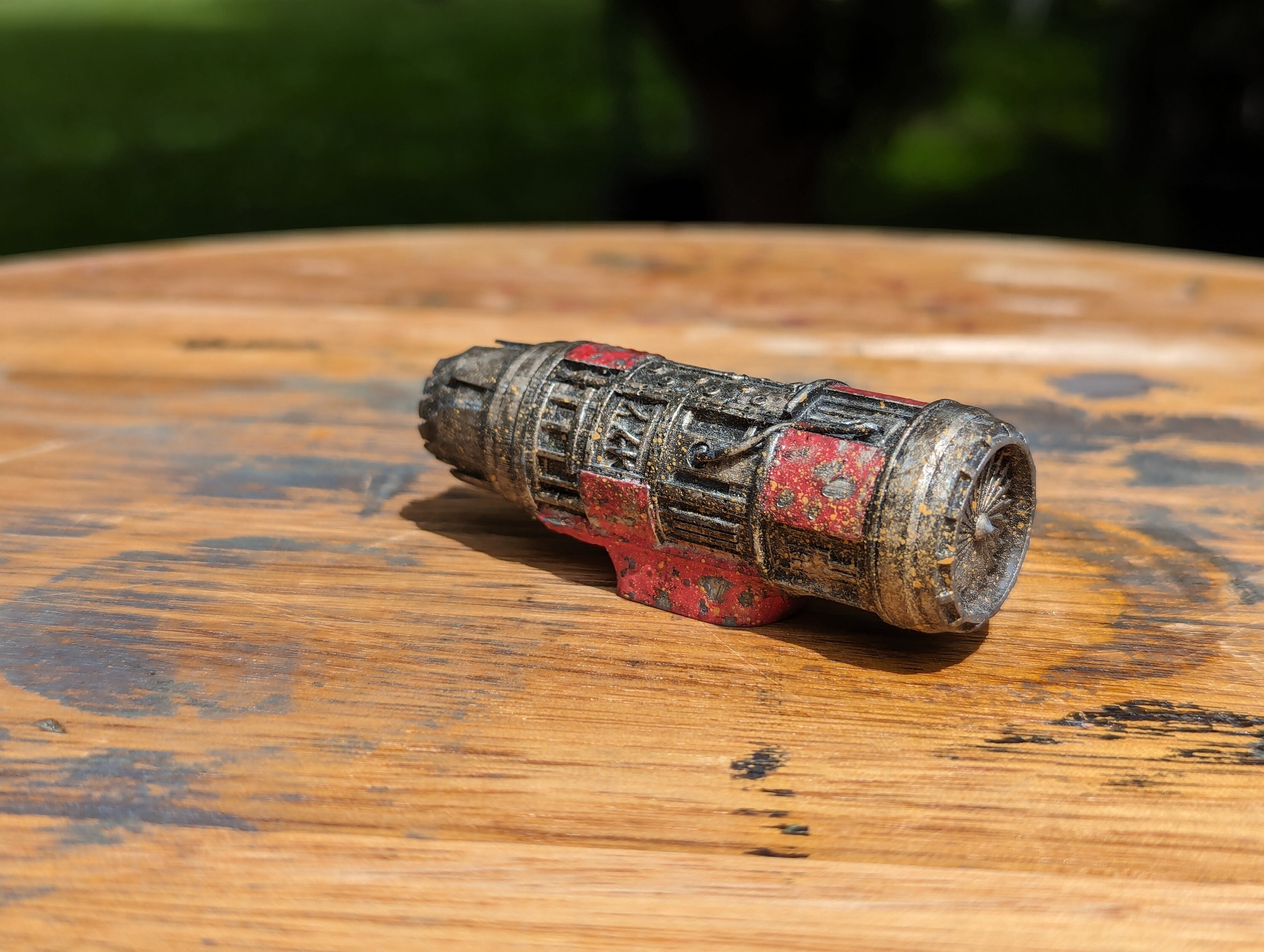 Dieselpunk Jet Engine scrapyard Special Painted and Weathered - Etsy