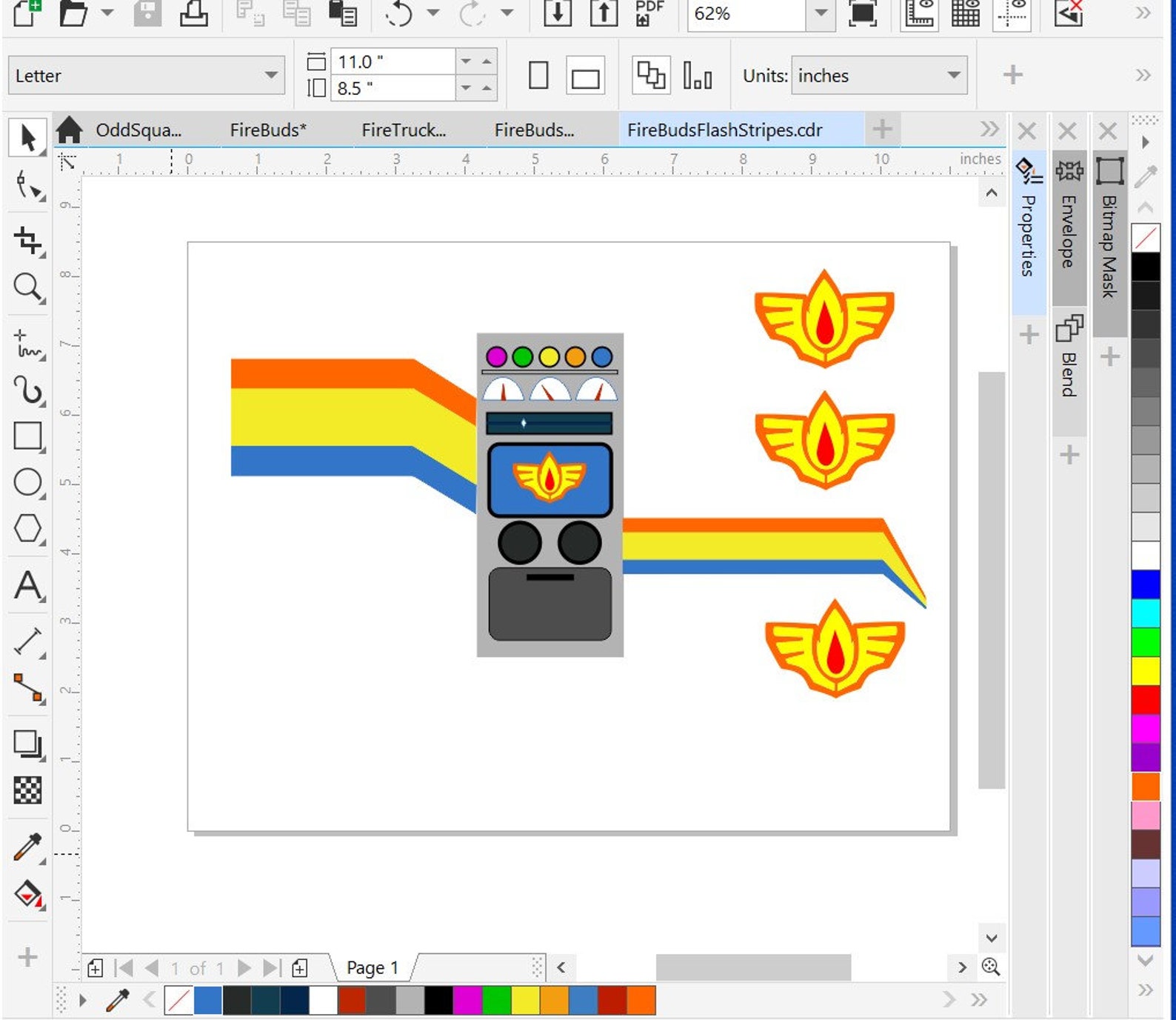 Bo and Flash Fire Bud Costume Decal Cut Files Print Out - Etsy