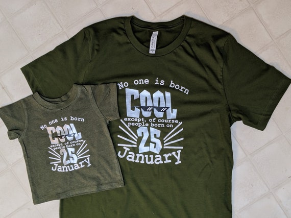 Born Cool Birthday Shirt Design Instant Download | Etsy